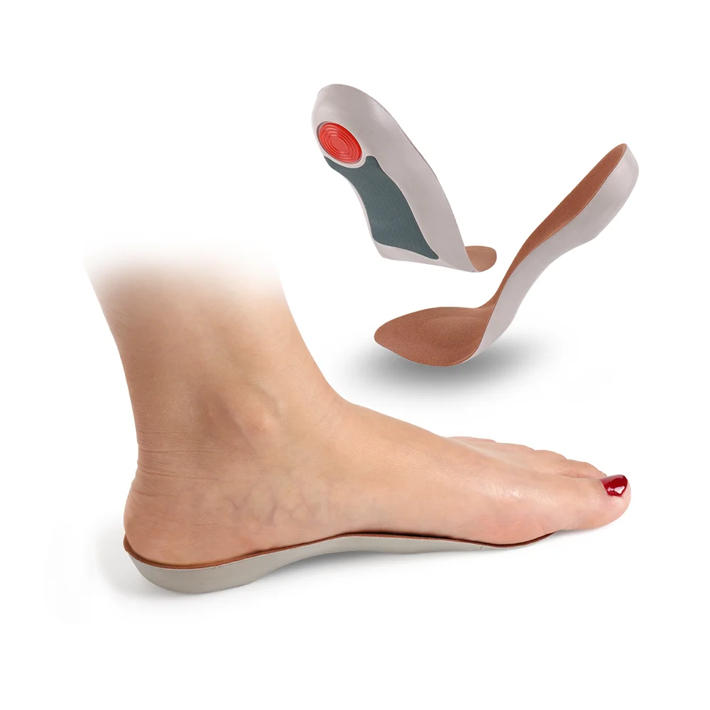 Half Size Corrective Seven Point Insole with Flat Arch Support Sweat ...