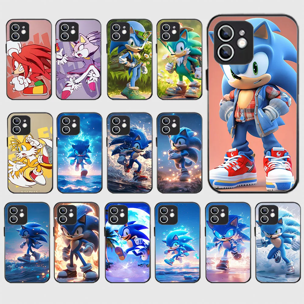 Sonic Black Silicone Protective Case for Readmi 8 A (12)