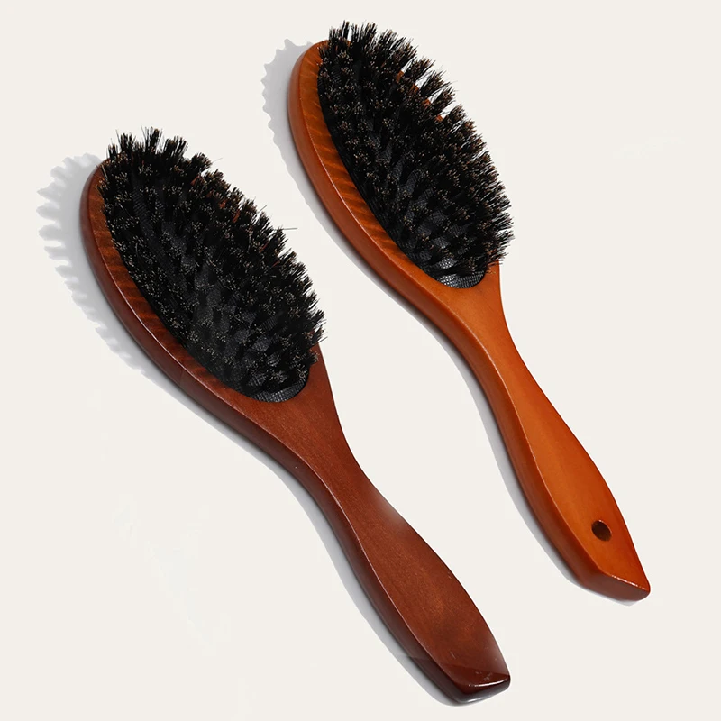 Brosse-cheveux-avec-manche-en-bois-peigne-barbe-en-poils-de-sanglier ...