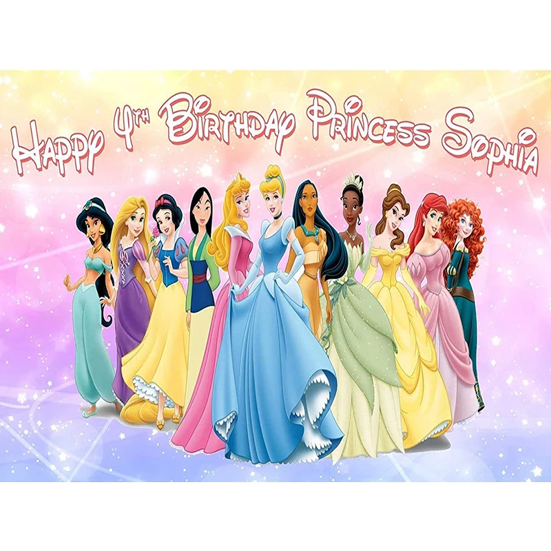 Disney Princess Happy Birthday Card