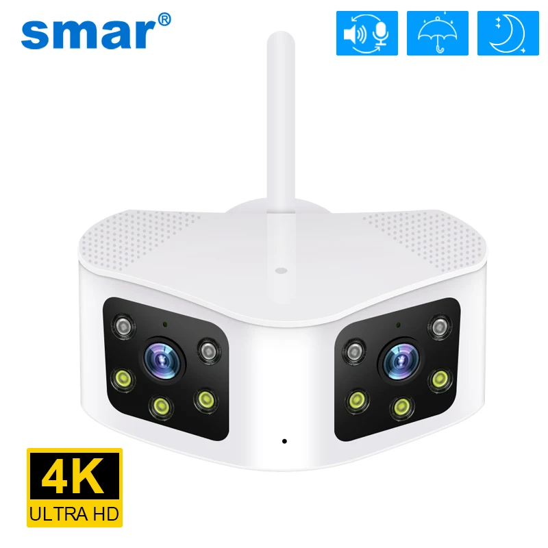 Smar-New-Outdoor-6MP-8MP-180-Ultra-Wide-View-Angle-Panoramic-WIFI-Dual ...