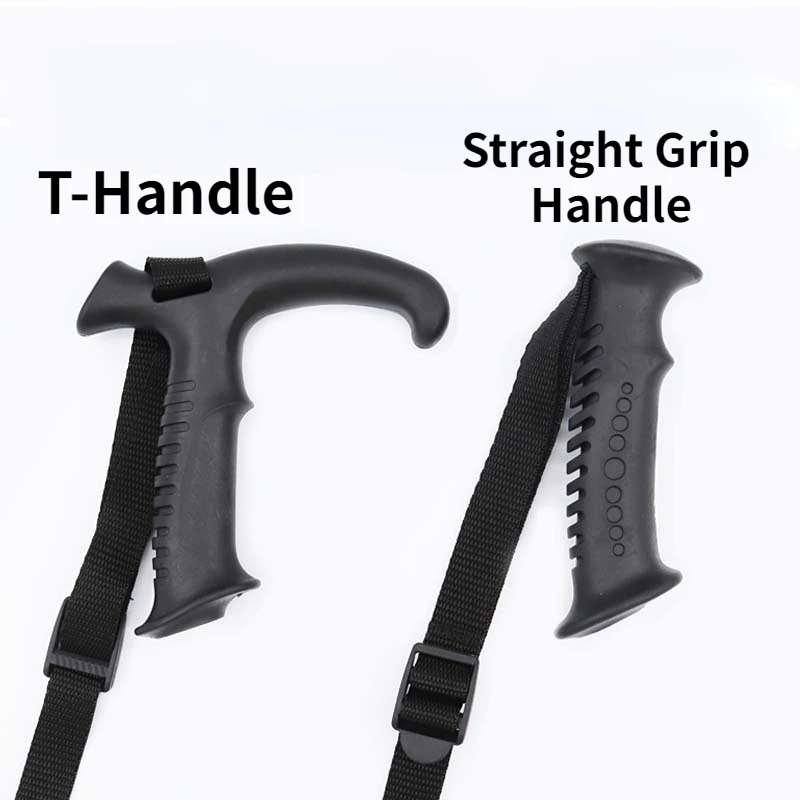 Outdoor Hiking Pole Trekking Climbing Walking Stick Flared Handle ...