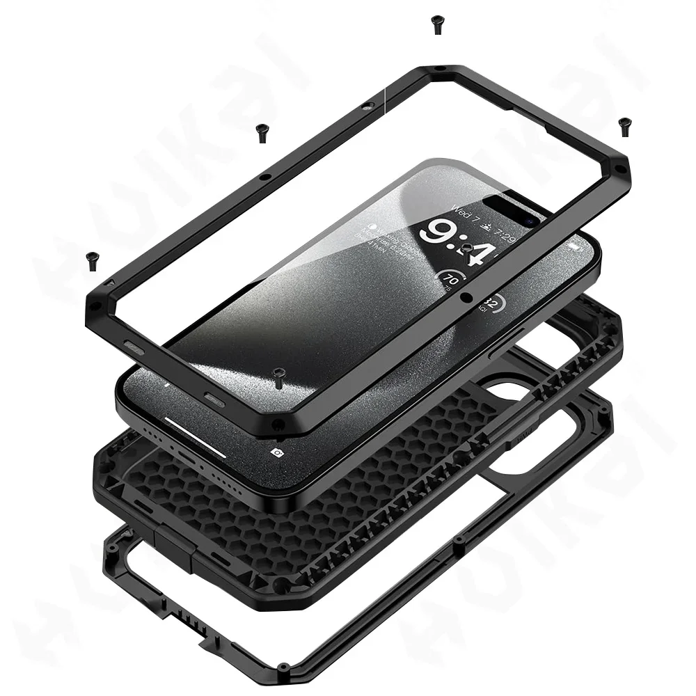 Funda-protectora-de-Metal-resistente-para-m-vil-carcasa-a-prueba-de ...