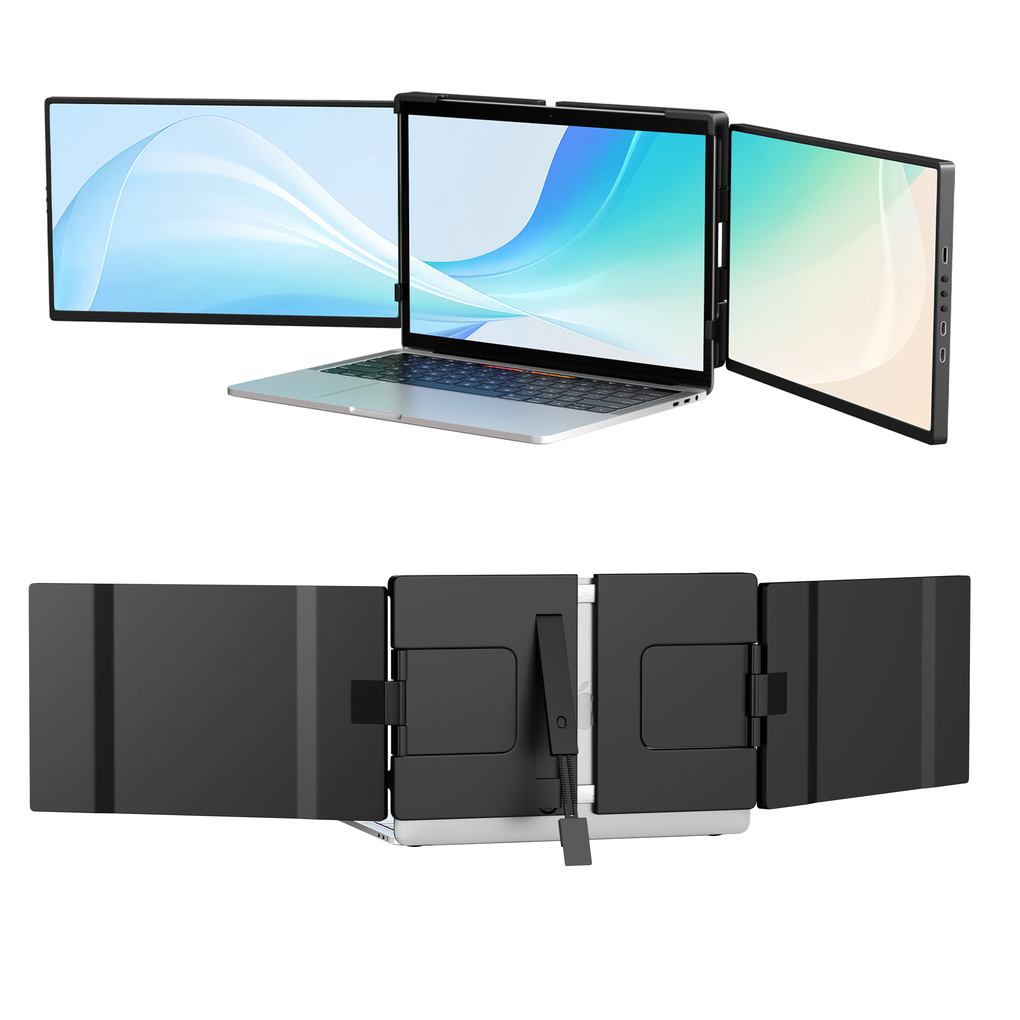 EVICIV-Portable-Monitor-for-Laptop-14-Detachable-Triple-monitor-with ...