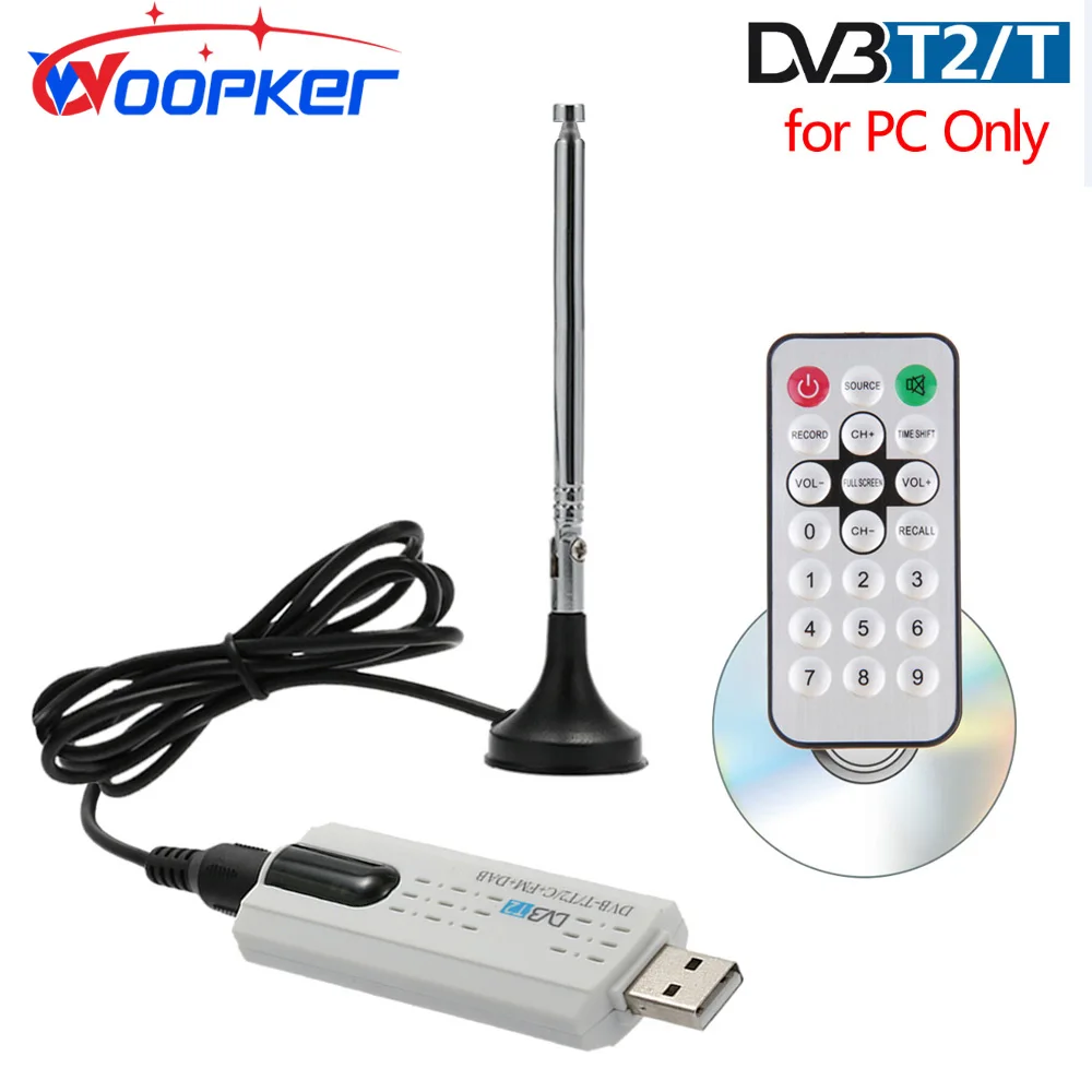Woopker-USB-TV-Stick-Tuner-Digital-Satellite-DVB-T2-DVB-T-C-FM-DAB-with ...