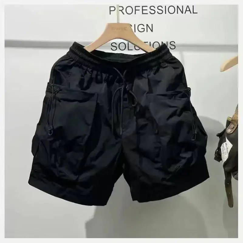 Summer-New-Large-Pocket-Functional-Wind-Overalls-Shorts-American-Street ...