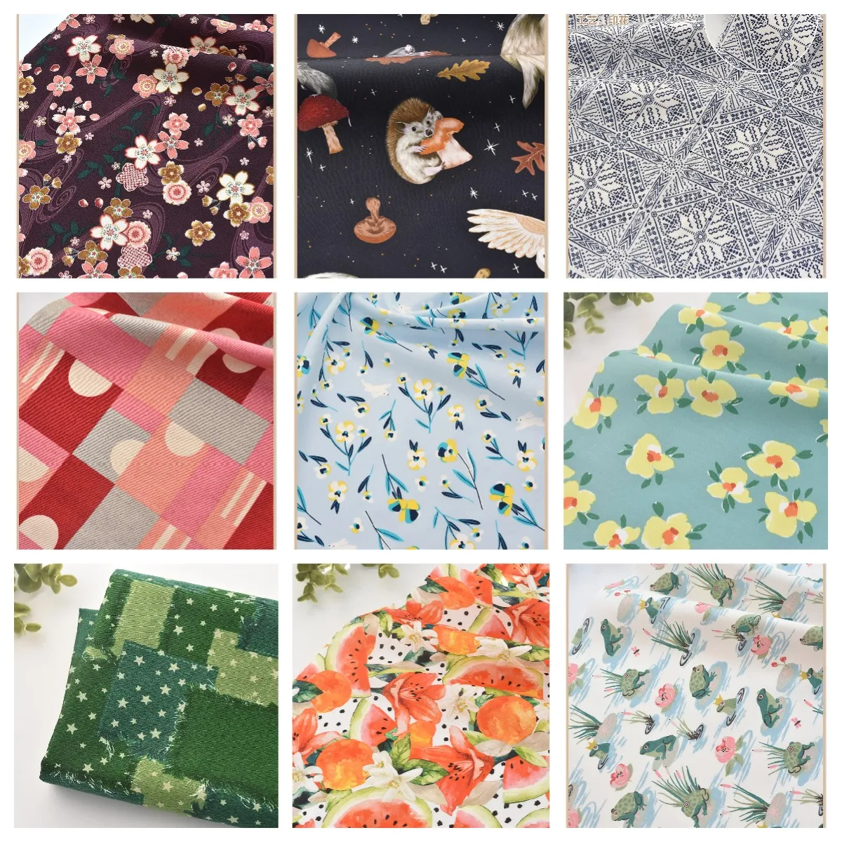 Elefant weiche vintage stoff Retro stil stoff Kattun Gedruckt baumwolle ...