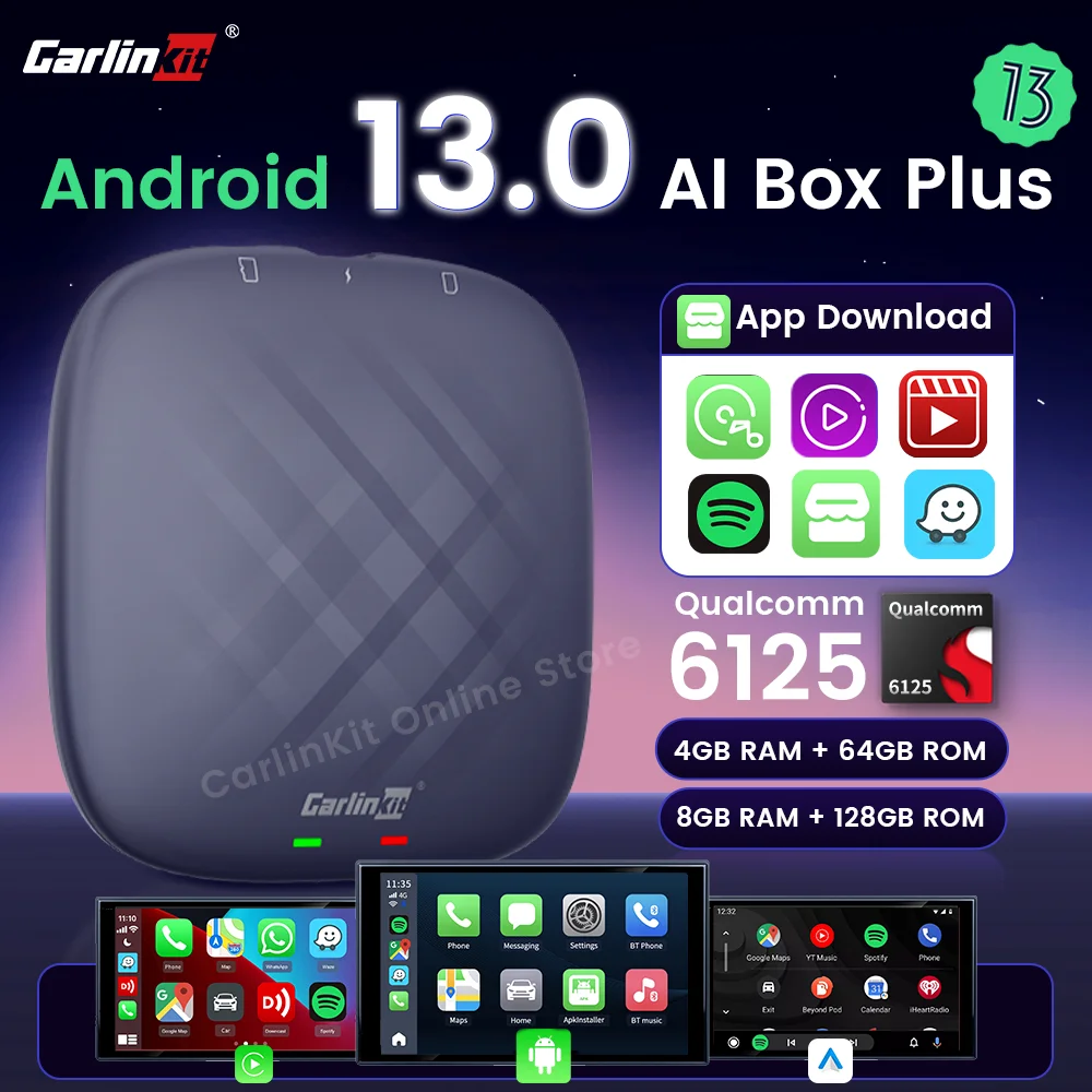 CarlinKit-Android-13-CarPlay-TV-AI-Box-8GB-128GB-QCM6125-8-Cores ...