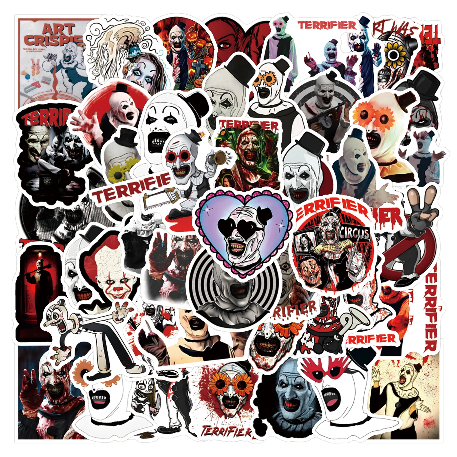 Why These Terrifier Stickers Are the Most Realistic Horror Decals I’ve ...
