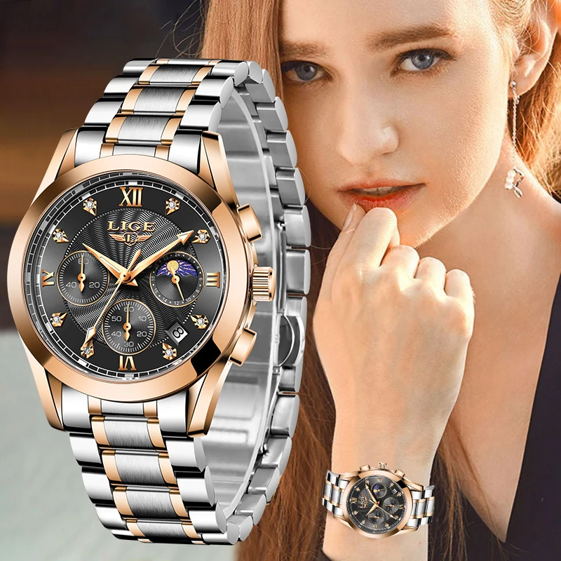 LIGE-Brand-Watches-Women-Luxury-Stainless-Steel-Watch-Bracelet-Female ...