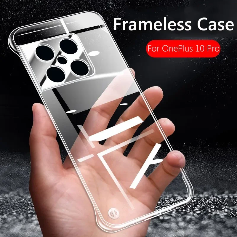 For OnePlus 10 Pro Frameless Slim Clear Hard Back Cover Case For ...
