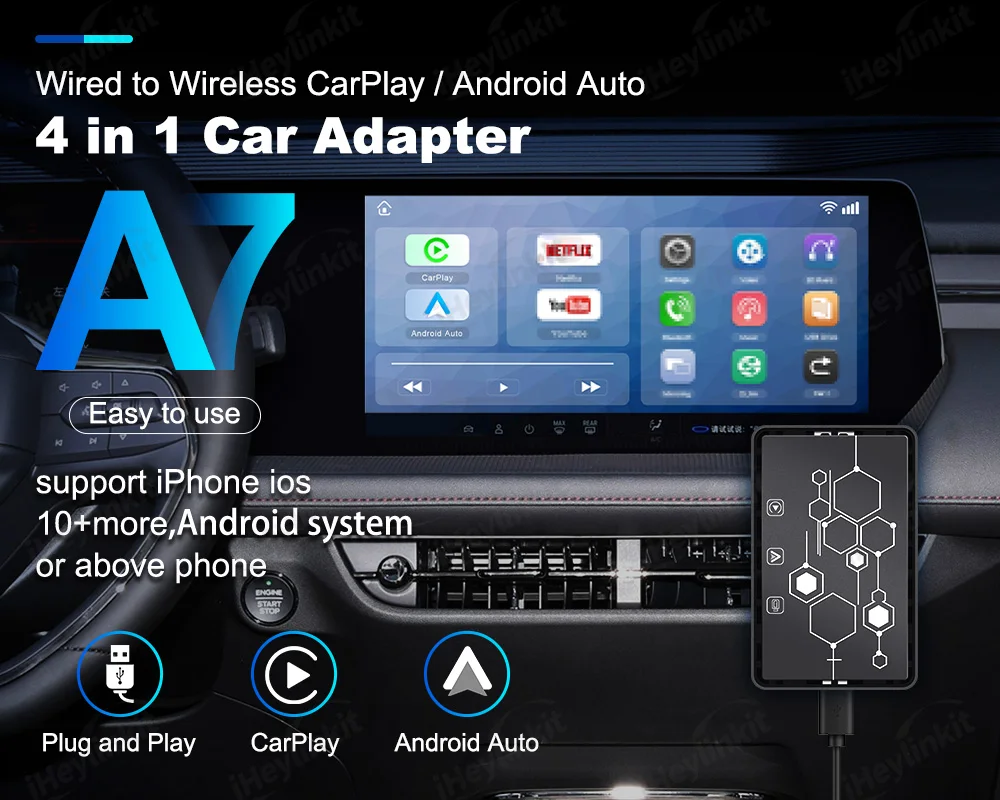 Wireless-Carplay-Android-Auto-3-in-1-Mini-Box-Adapter-Support-YouTube ...