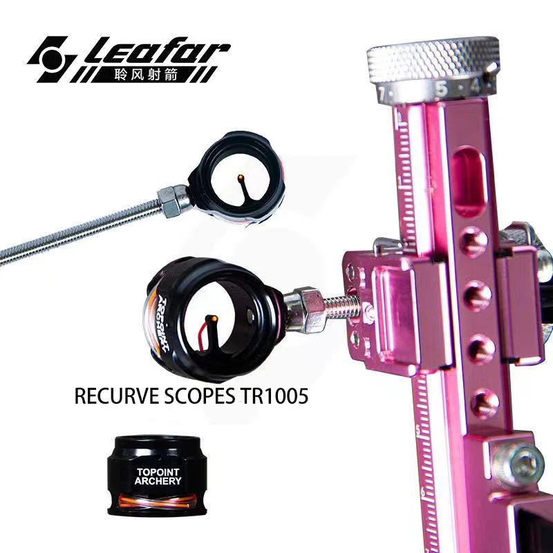 1pc-Archery-Recurve-Bow-Sight-1-Pin-Optical-Fiber-Aiming-Tool-Scope-for ...