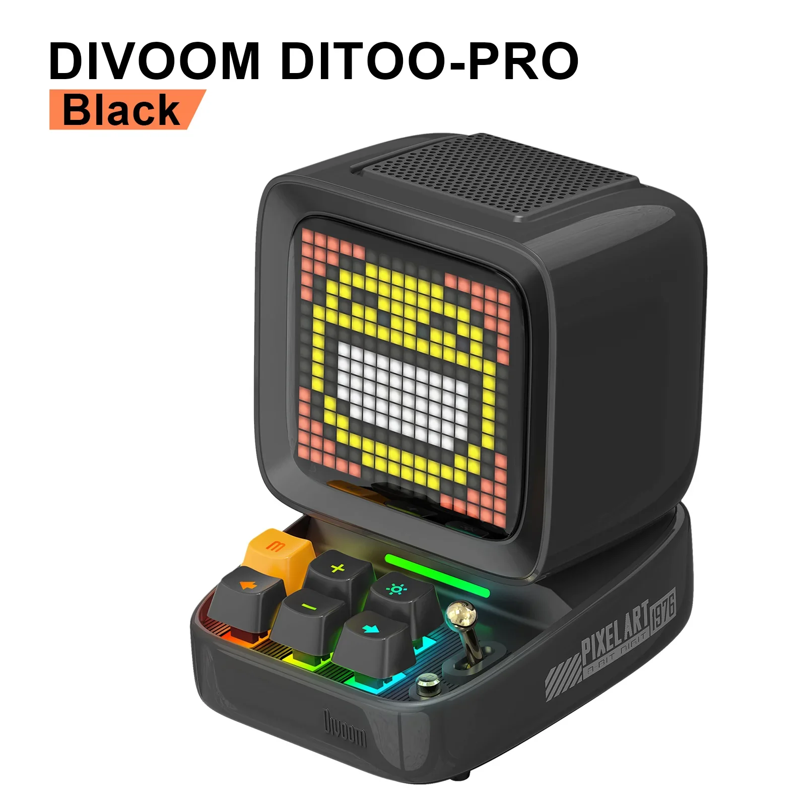 Divoom-Ditoo-Pro-game-Speaker-Retro-Pixel-Art-Bluetooth-Portable-Alarm ...