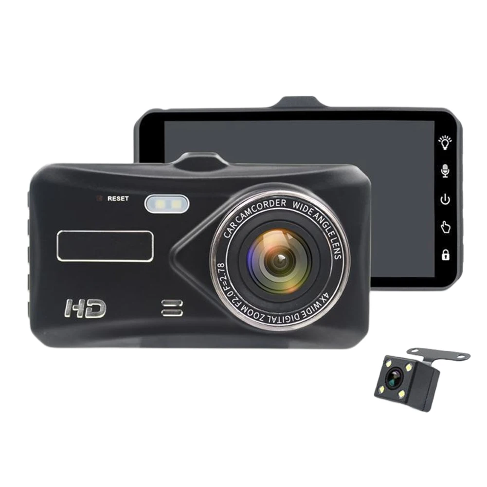 Dual-Lens-Automobile-Data-Recorder-APP-Interlink-4-Inch-Vehicle ...