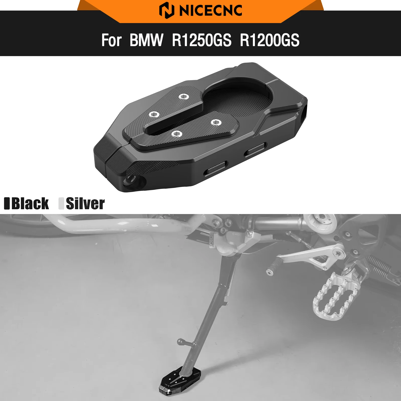 For BMW R1250GS R 1250 GS R1250 GS 2019-2023 Motorcycle Kickstand Side ...