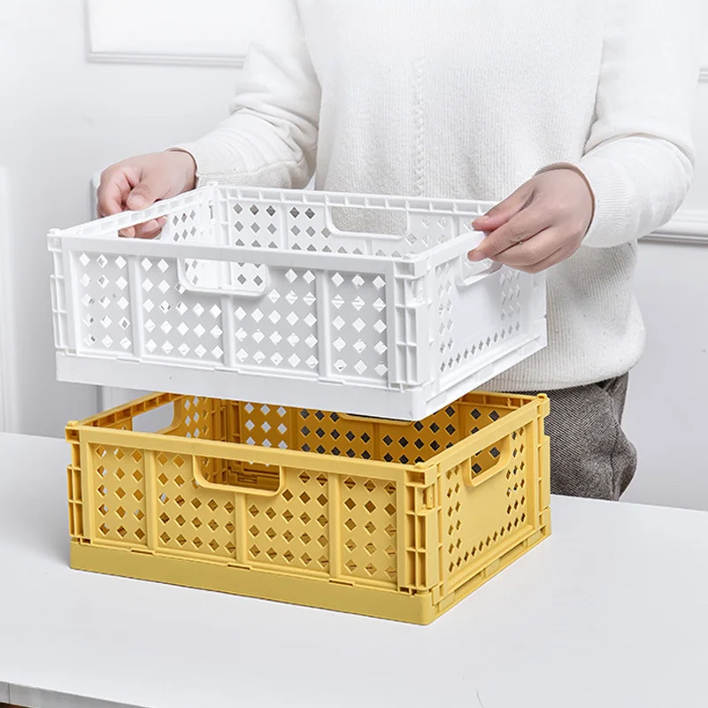 Large-Foldable-Crate-Plastic-Storage-Box-Collapsible-Case-Desktop ...