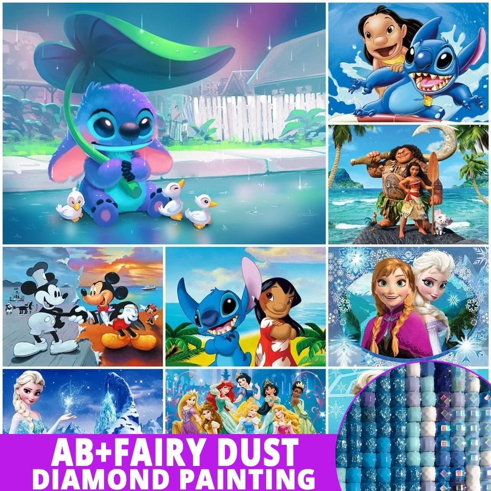 AB-Fairy-Dust-Stitch-Diamond-Painting-Disney-Rhinestone-Pictures ...