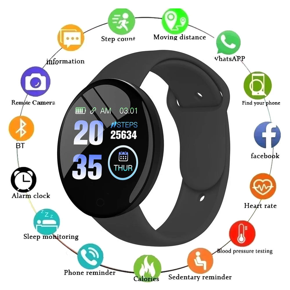 Reloj-inteligente-D18-Pro-para-hombre-y-mujer-SmartWatch-deportivo-con ...