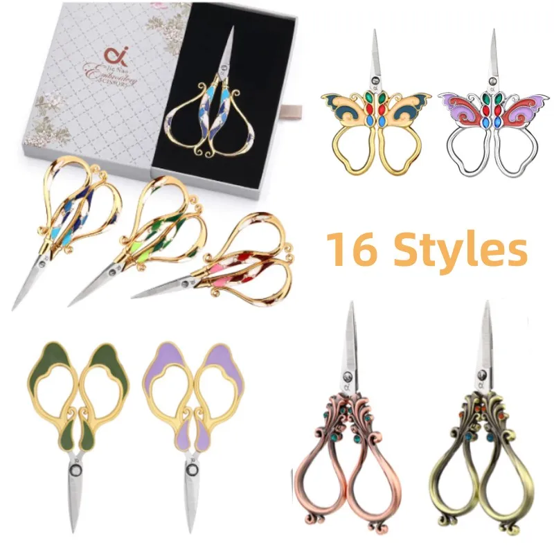 MIUSIE-Professional-Print-Sewing-Scissors-Durable-Vintage-Tailor ...