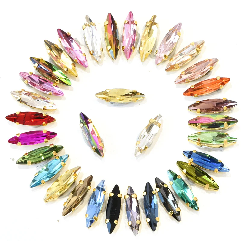 Horse Eye Rhinestone Claw | Glass Rhinestone Claw Sew | Rhinestone Claw ...