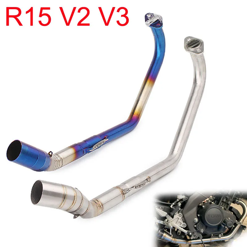 For-Yamaha-R15-V2-V3-YZF-R15-MT-125-Motorcycle-System-Exhaust-Pipe ...