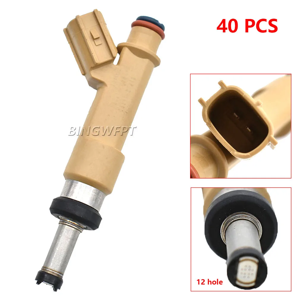 Boquilla de inyector de combustible de 40 piezas, OEM 23209 39145 23250 ...