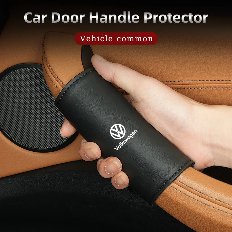Car-Door-Inner-Handle-Protective-Cover-Leather-Protector-Case-For ...