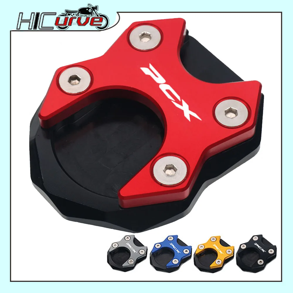 Motorcycle-Kickstand-Foot-Side-Stand-Support-Extension-Enlarger-Pad-For ...