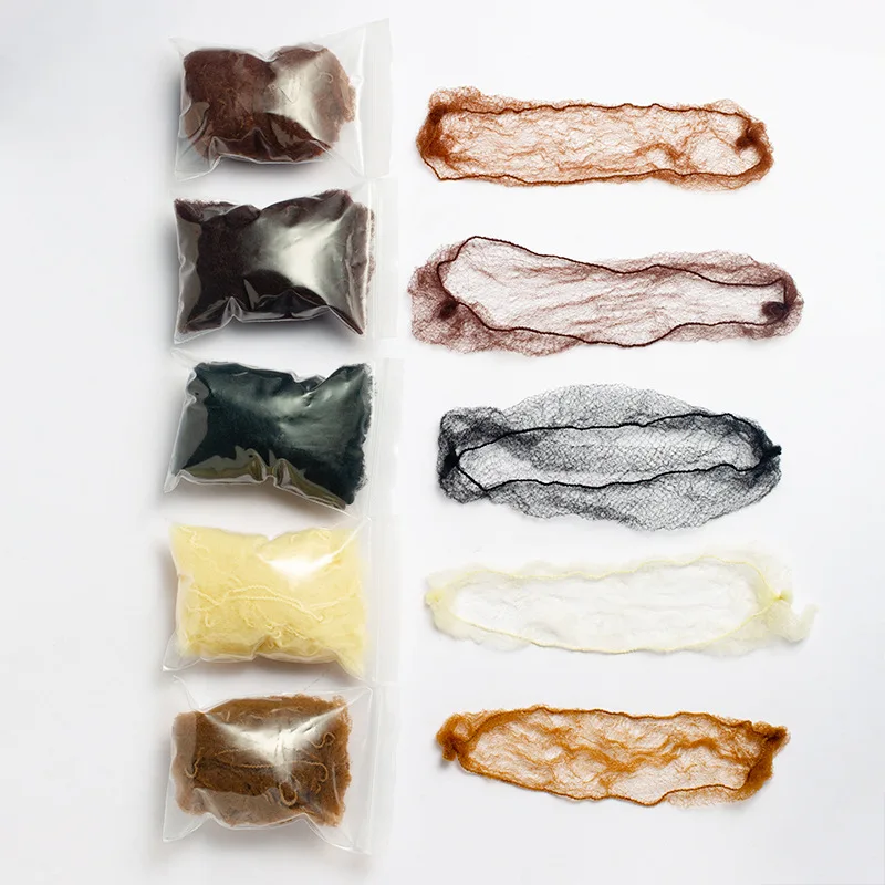 20pcs 5mm Nylon Hair Nets Invisible Disposable Hair Net Ballet Dance ...