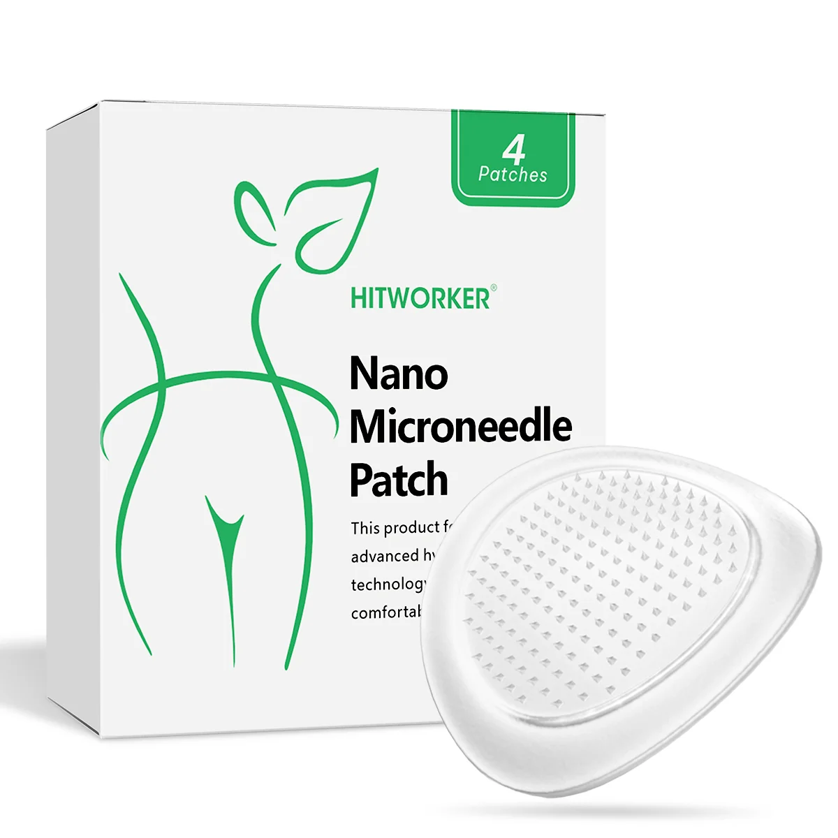 4pcs Nano Microneedle Patches for Effective Skin Tightening And Body ...