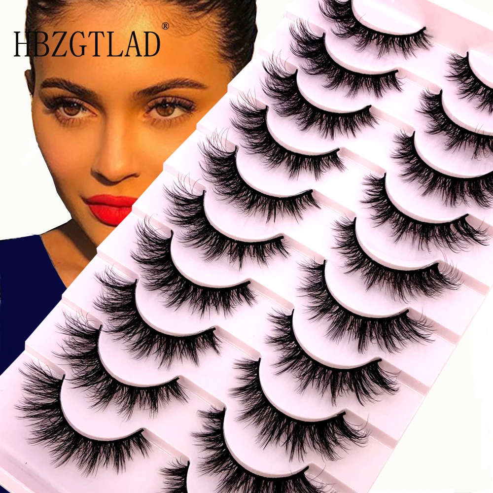 New-10-Pairs-3D-Faux-Mink-Eyelashes-Natural-Thick-Long-False-Eyelash ...