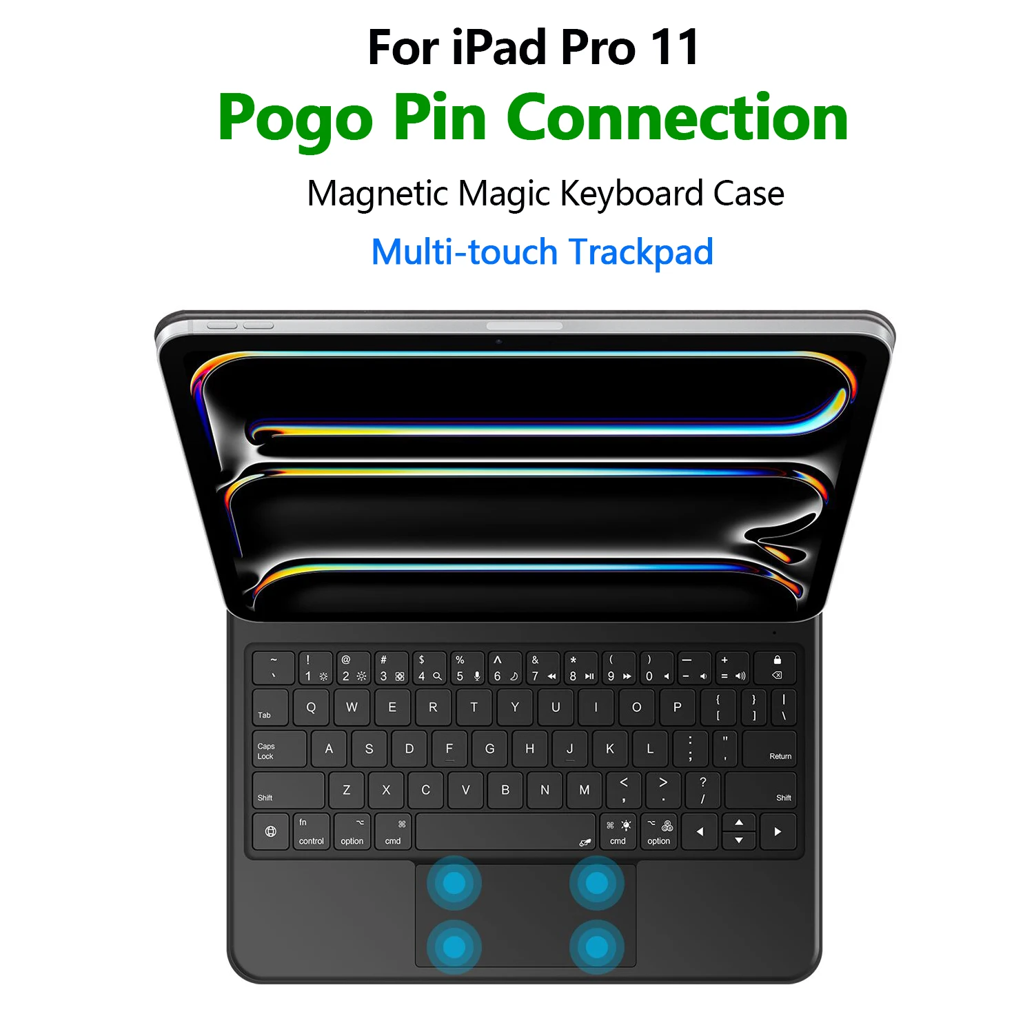 Pogo Pin Magic Keyboard For iPad Pro 11 M5 M4 11" Case iPad Pro 11 2018 ...