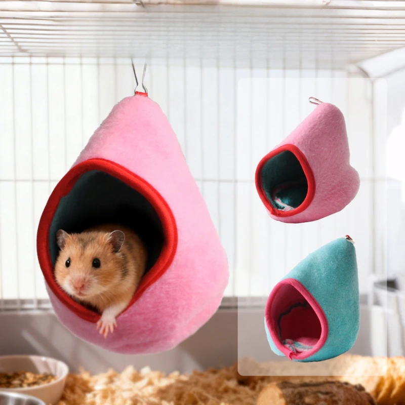 Pet Hamster Hanging Nest Saves Cage Space Keeps Warm and Soft in Winter ...