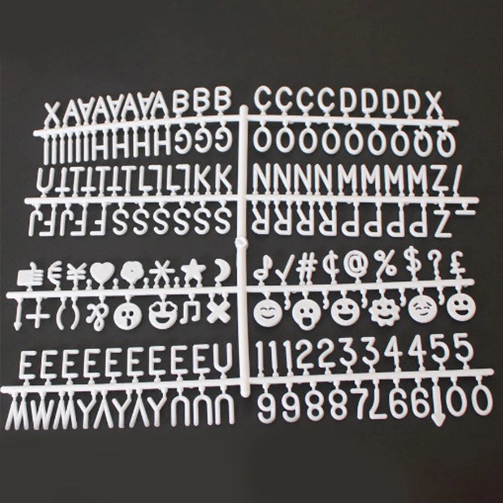 Letter-Board-Removable-Changeable-Numbers-Message-Sign-Kids-Characters ...