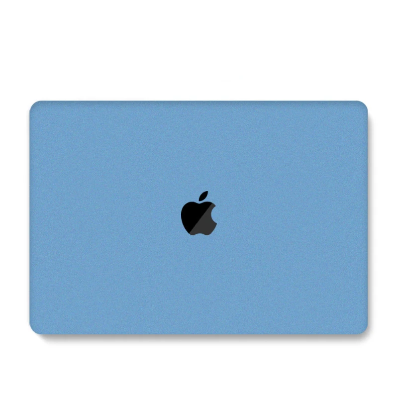 White And Blue Apple Laptop
