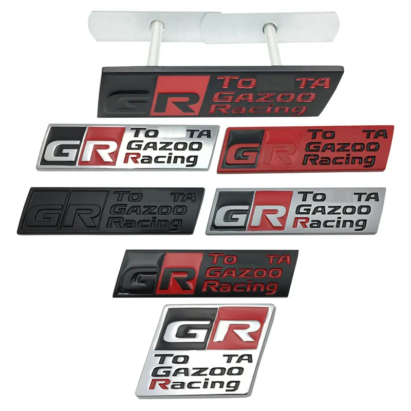 GR Gazoo Racing Logo Decal Emblem Front Grille Badge GR Sticker para HV ...