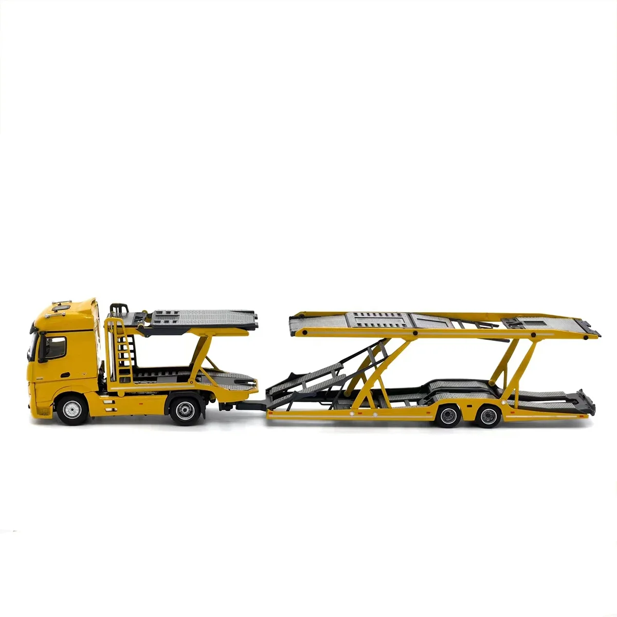 Double-decker Transporter 1:64 Scale Simulation Alloy Trailer Model ...
