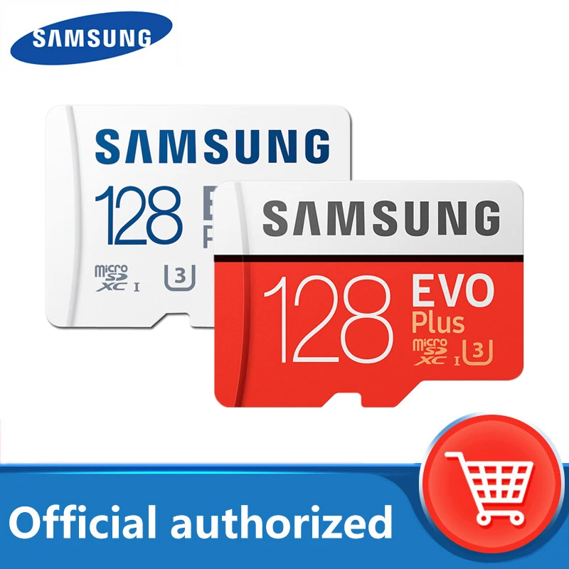 Cartão de memória micro sd Samsung, class 10, 130 mb/s, evo plus, 512gb, 256gb, 64gb, class 10 ...