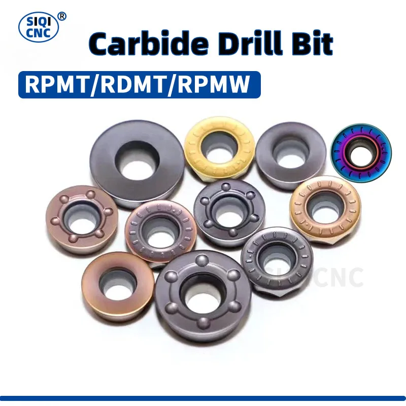 SIQICNC Carbide Insert RPMT1204 10T3 RDMT RPMW1003 CNC Machine ...