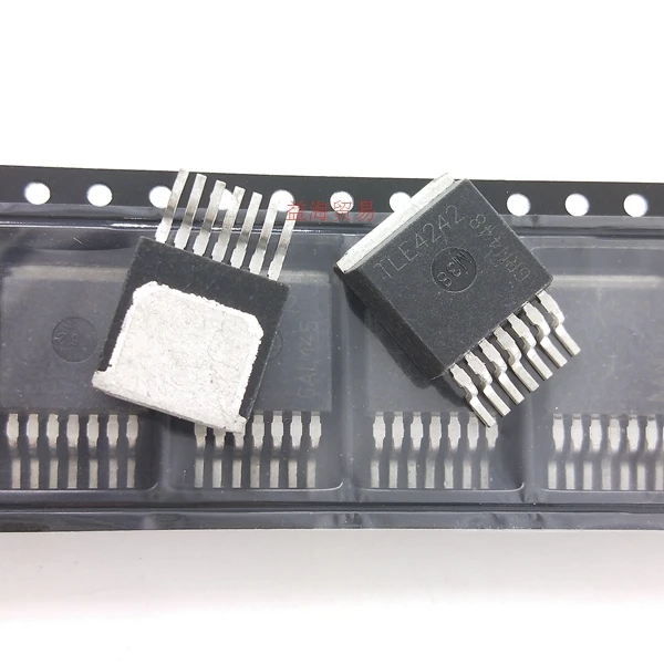Chip-de-Controlador-LED-TLE4242G-TLE4242-lote-de-10-unidades-TO-263-env ...