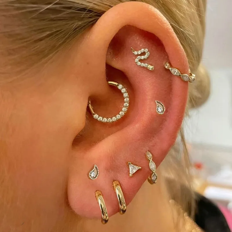 1PC-Daith-Helix-Flat-Ear-Piercing-Earrings-For-Women-Snake-Zircon-CZ ...