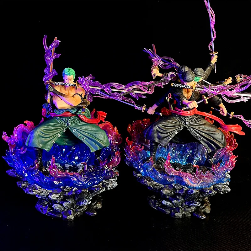 42cm-Anime-One-Piece-Roronoa-Zoro-Wano-Country-Three-Heads-and-Six-Arms ...