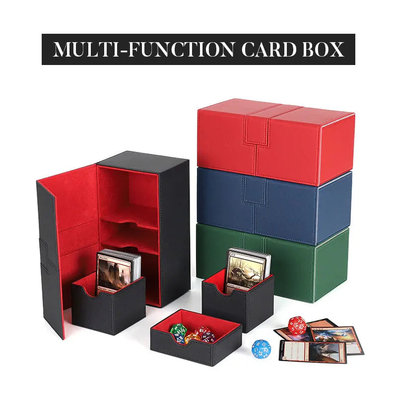 200-Card-Deck-Box-Organizer-Holder-Storage-Hobbies-for-Commander-MTG ...