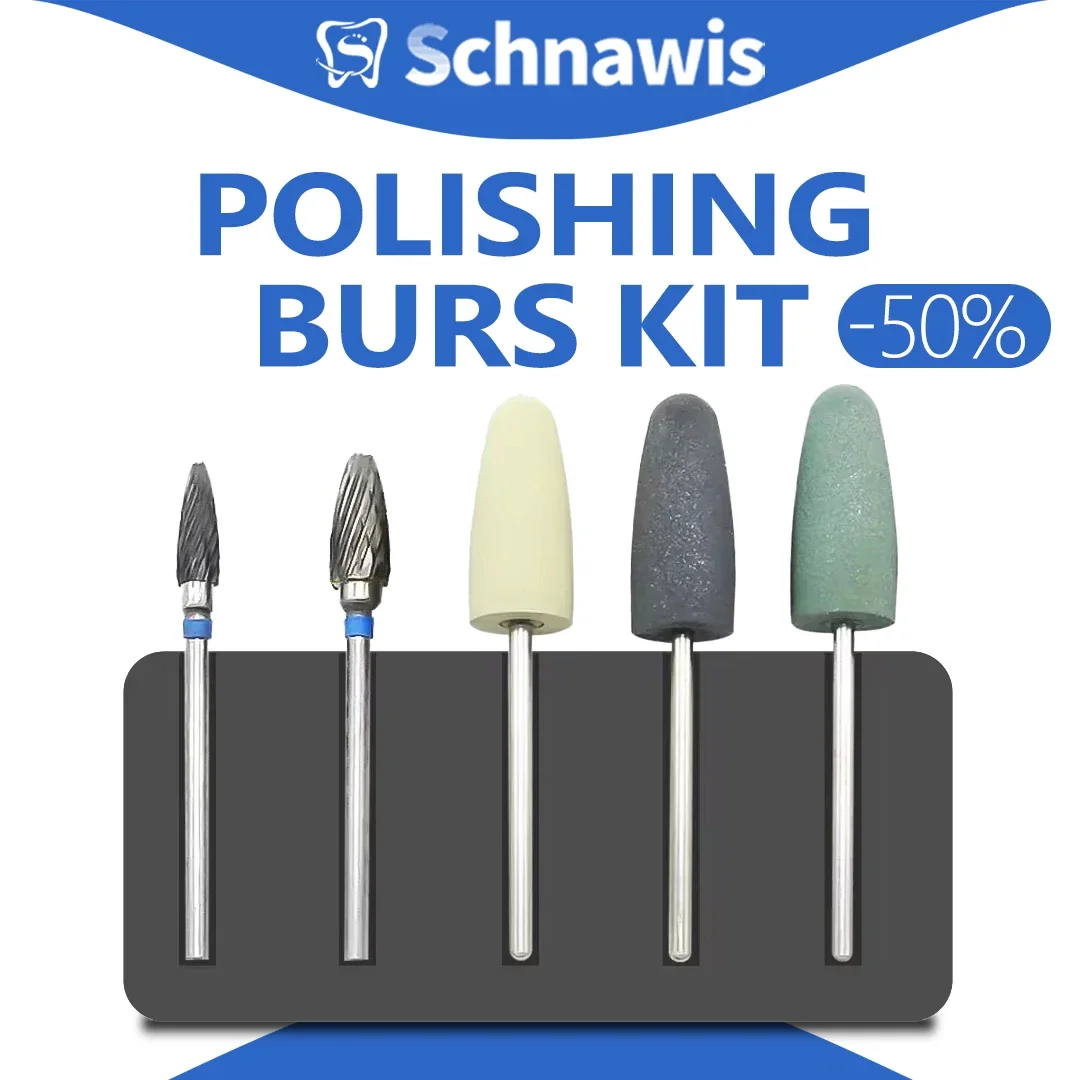 8Pcs-set-HP-Dental-Resin-Base-Acrylic-Polishing-Burs-Kit-Drill-Polisher ...