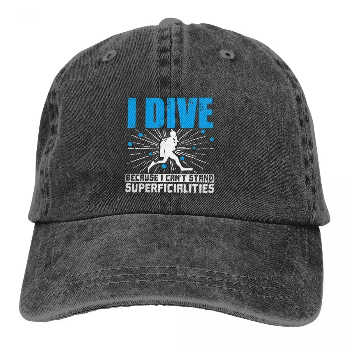 Dive-Scuba-Diving-Multicolor-Hat-Peaked-Men-Women-s-Cowboy-Cap-Cant ...