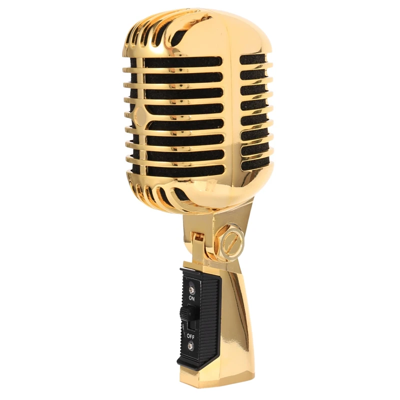 New Professional Wired Vintage Classic Microphone Dynamic Vocal Mic ...
