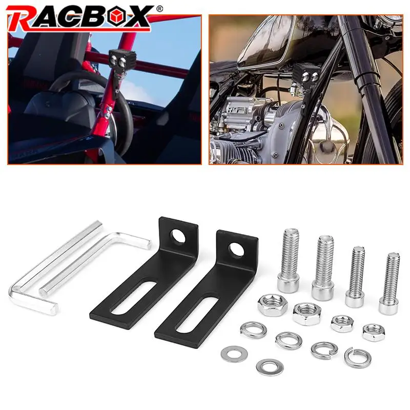 Motorcycle-Auxiliary-Headlight-spotlight-Mounting-Brackets-Turn-Signal ...