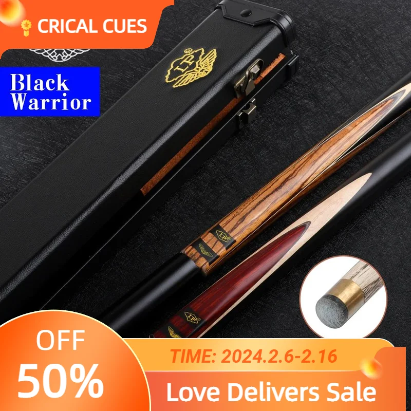 LP-Black-Warrior-Snooker-Cue-3-4-Split-Cue-10mm-Tip-Ashwood-Shaft-Solid ...