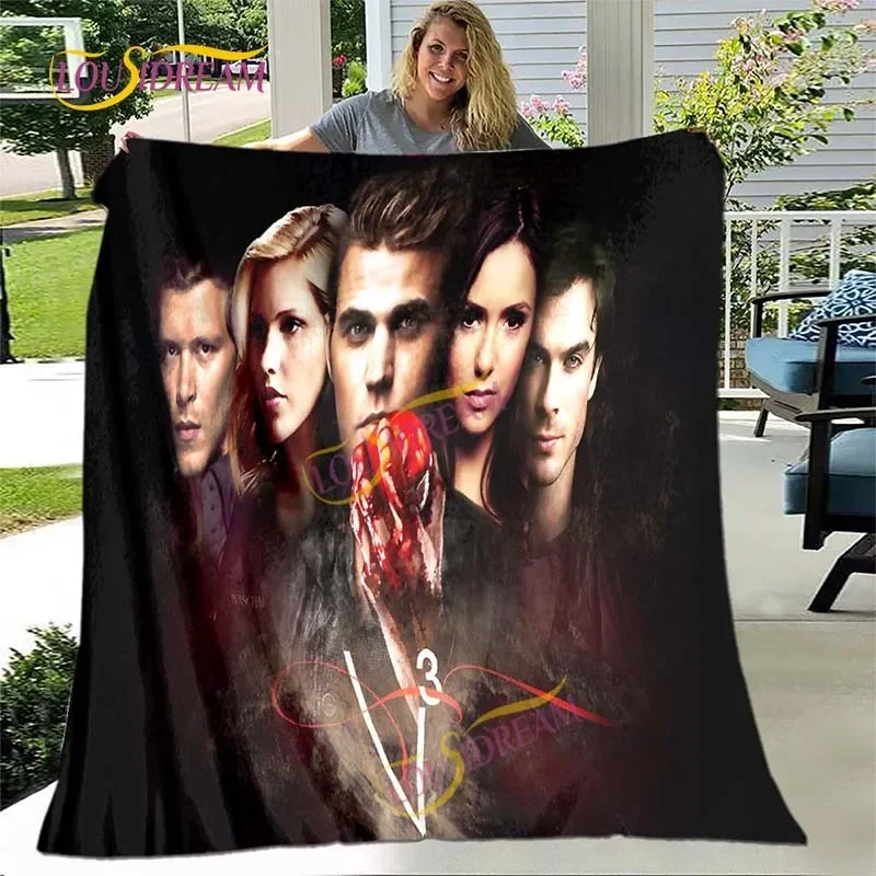 Blanket sofa bed blanket super soft warmth The Vampire Diaries 3D ...